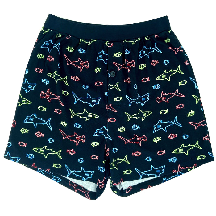 Neon Shark Boxers For Men. Buy Men's Shark Boxer Shorts Here