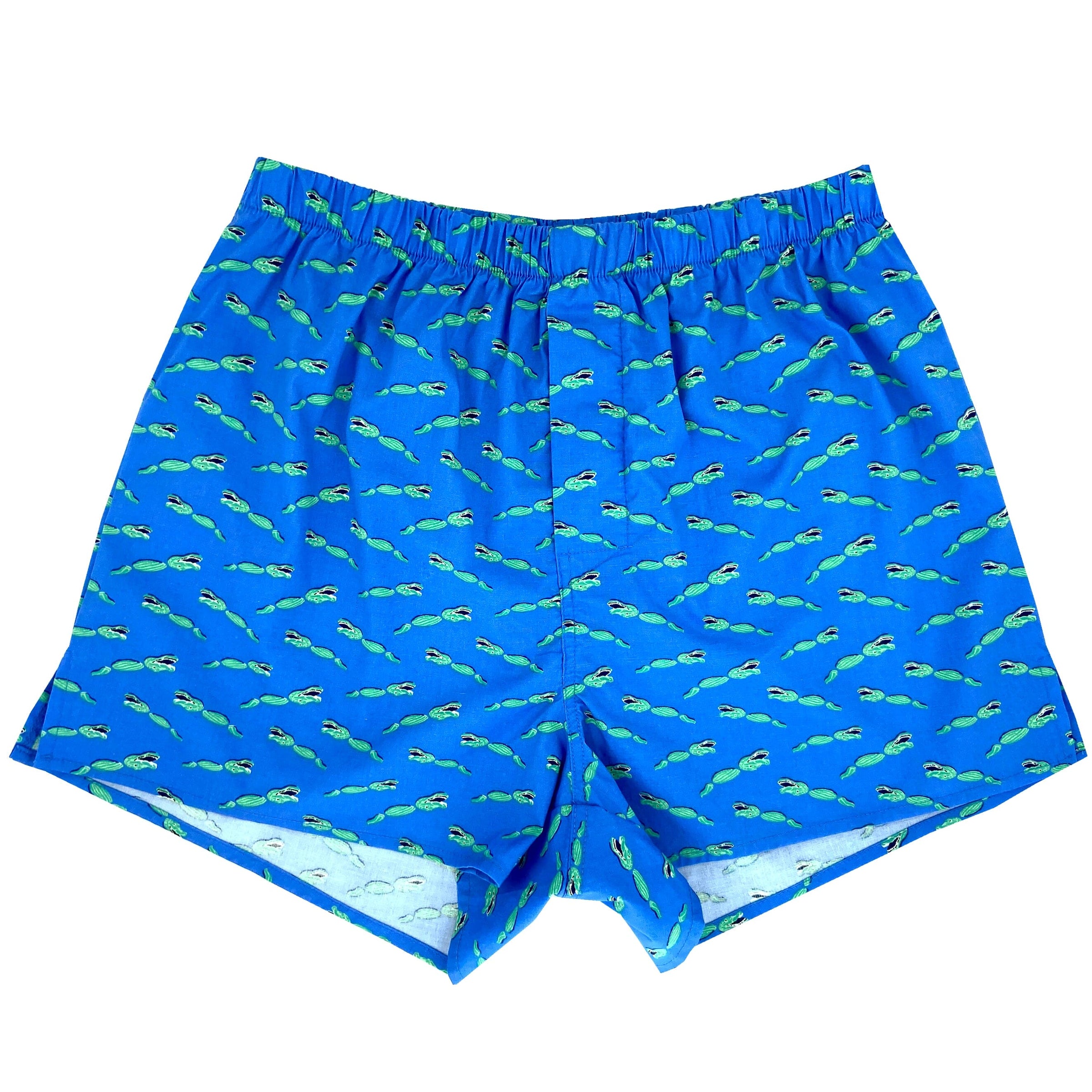 Crocodile River Alligator Novelty Print Cotton Boxer Shorts Underwear