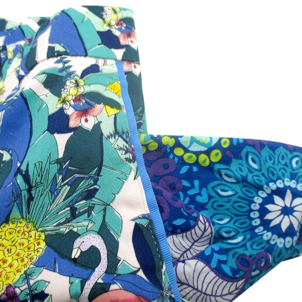Tropical Bird Shorts For Women. Colorful Ladies Bird Shorts